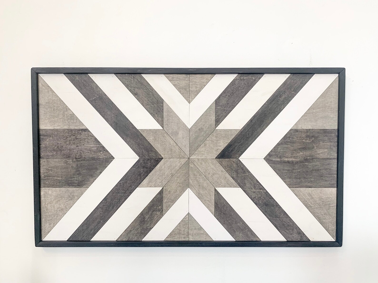 Geometric Wood Sign Mosaic Wood Sign Wood Quilt Sign - Etsy