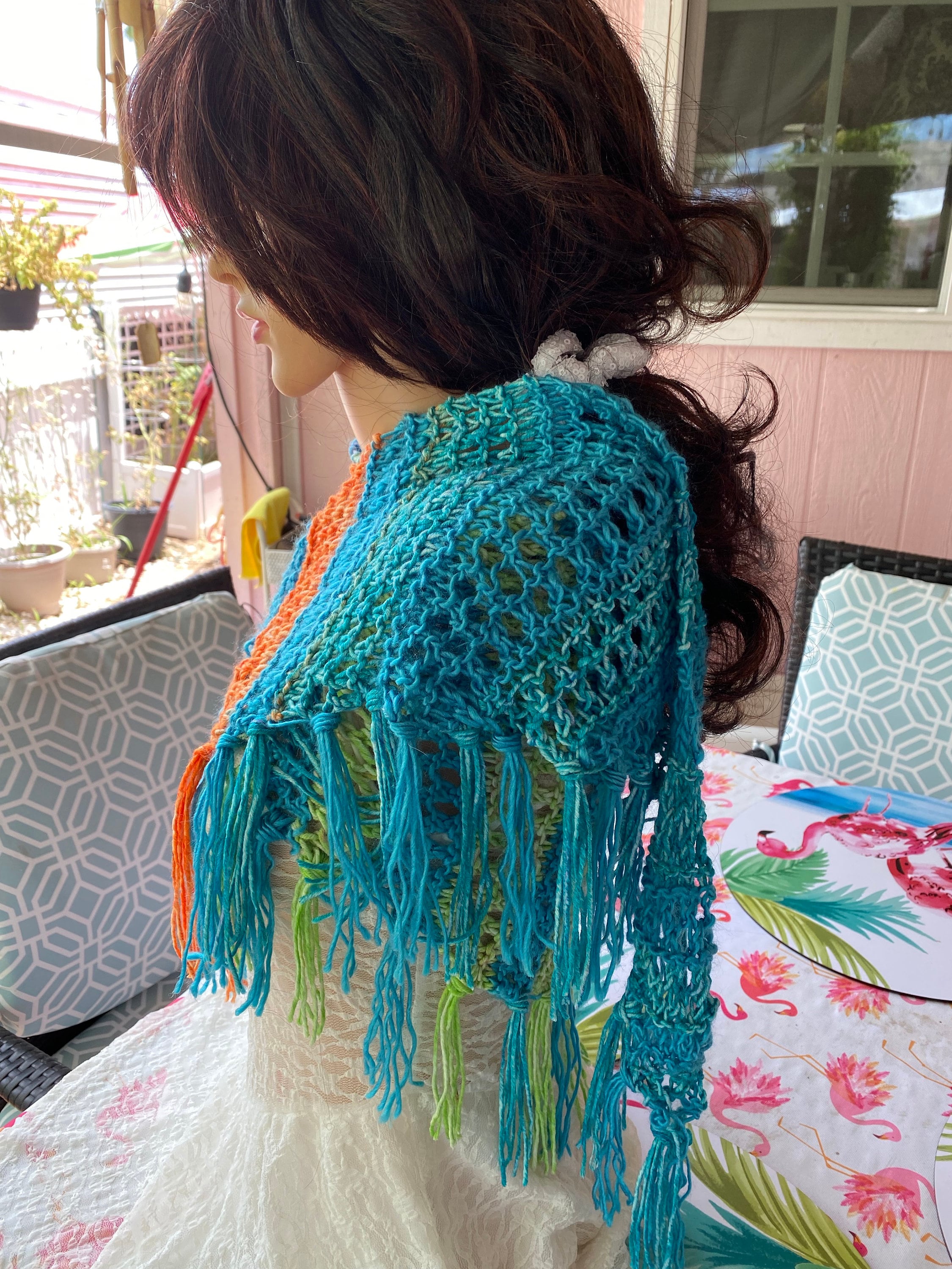 Beautiful Colorful Lightweight Wrap - Etsy UK