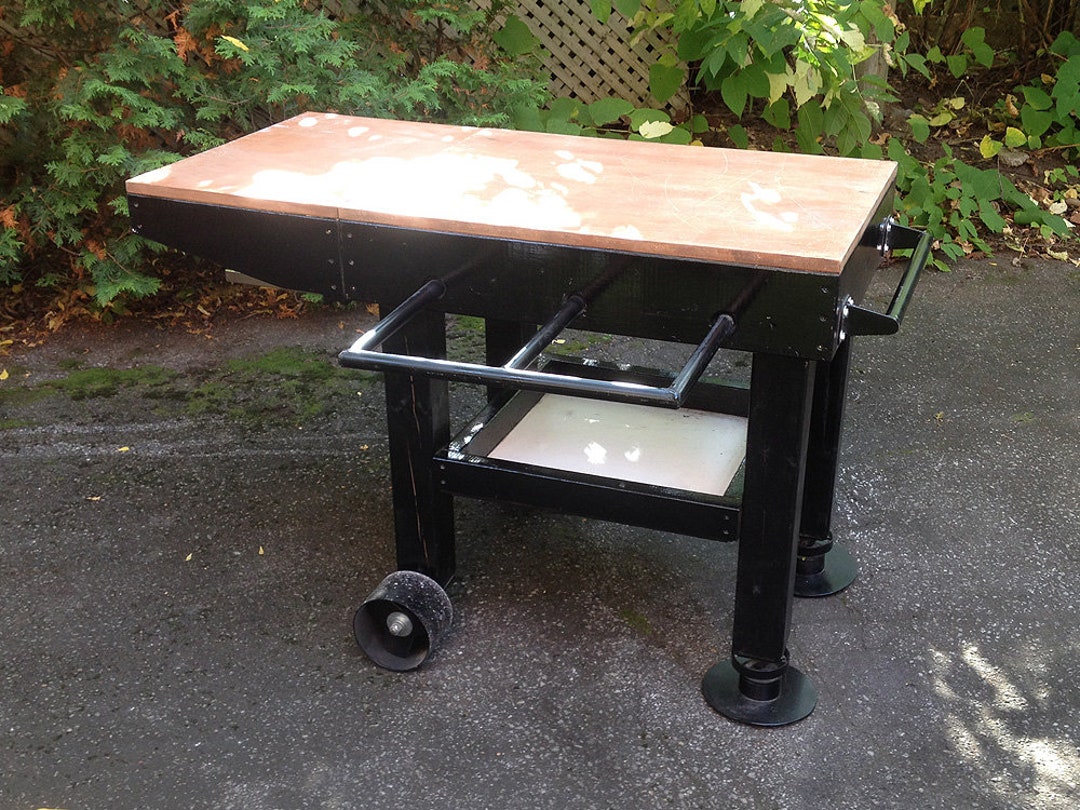 Heavy Duty Mobile Work Bench for Sheet Metal, Metal Work and More - Etsy