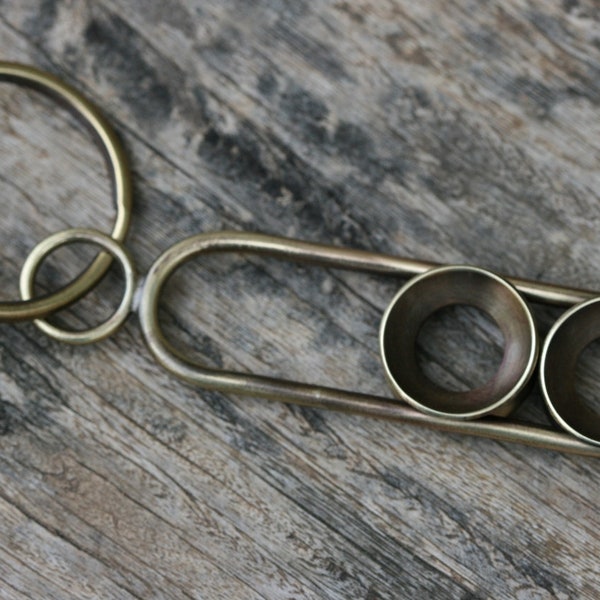 Brass Keychain - Etsy