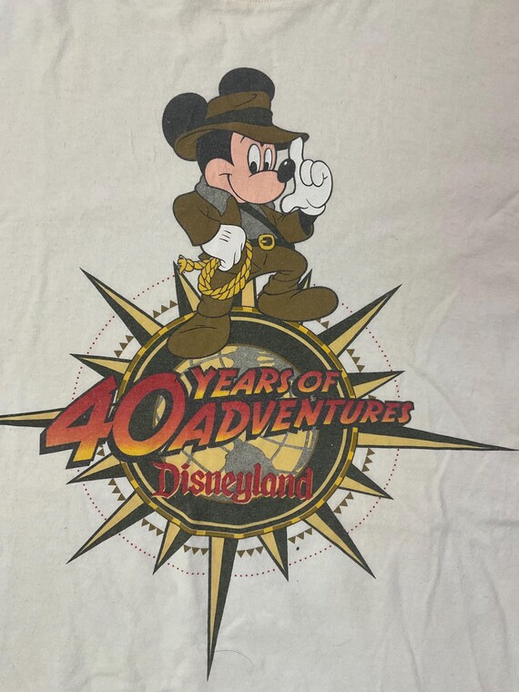 Vintage 90s Disney Mickey Mouse 40 Years of Adventure… - Gem