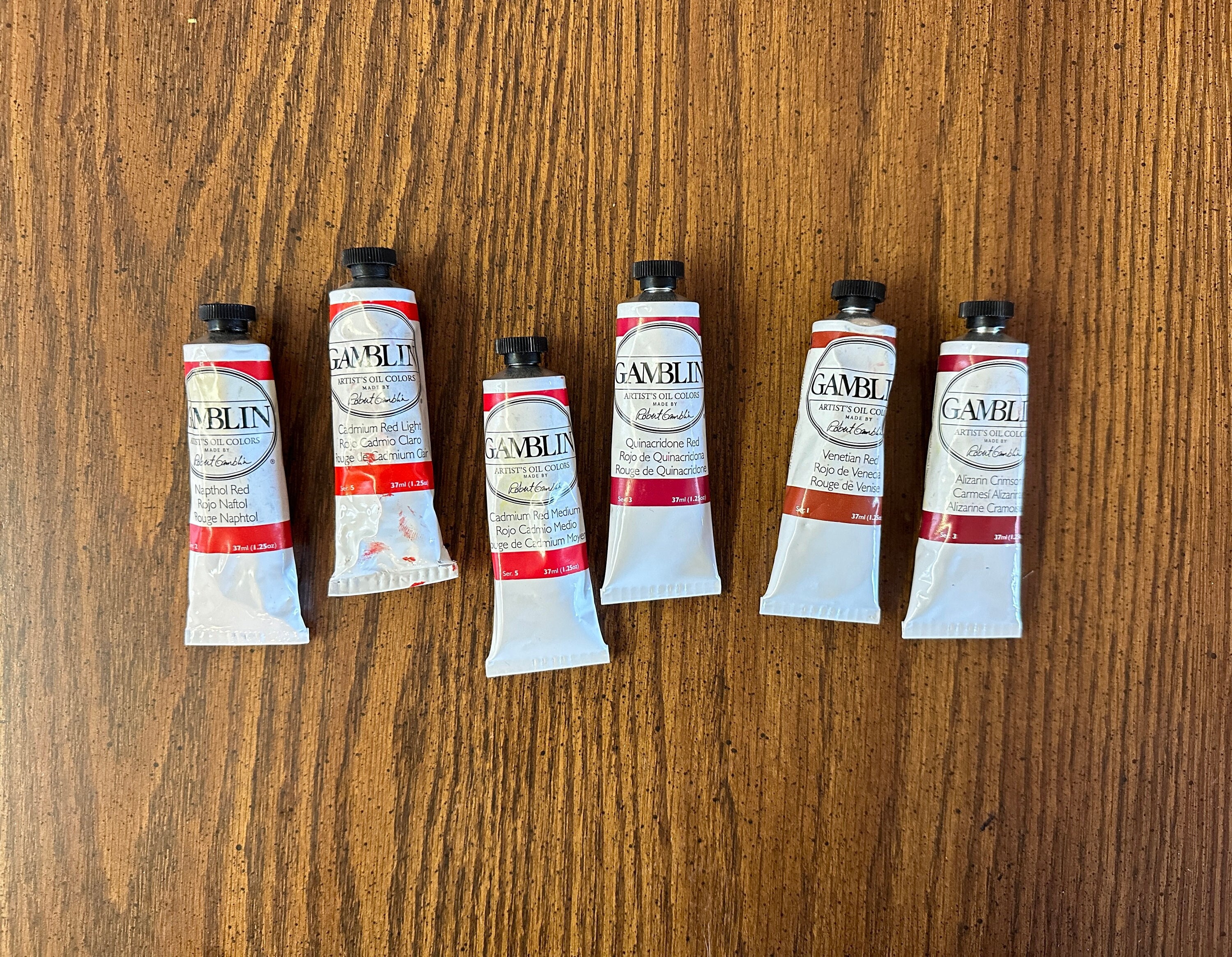 Gamblin Red Oil Paint, Fine Art Supplies (37ml Tubes) - Etsy