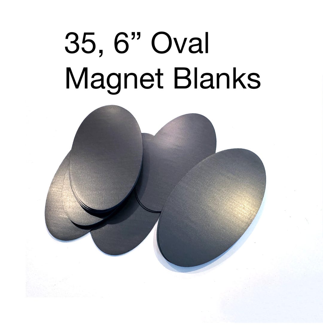 Oval Magnet Blanks: 6x9" Craft Magnets for Repurposing - 35 Piece - Etsy