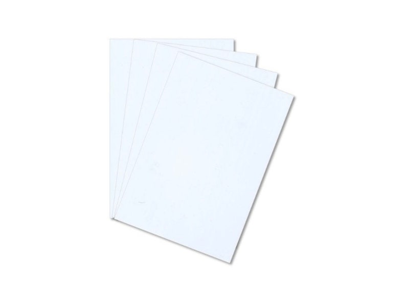 Styrene Sheets White 7.6 X 11 Lightweight Durable Weatherproof ...
