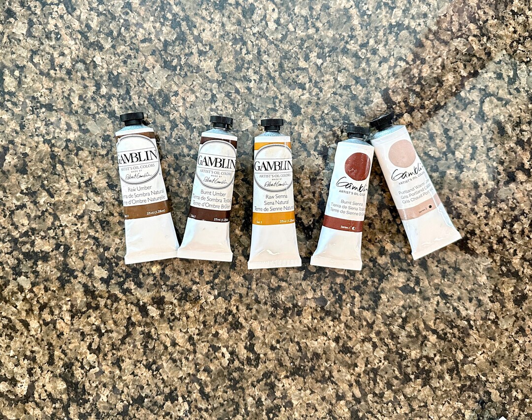 Gamblin Artist Oil Paint, Brown Umber & Sienna Colors, 37ml Tube - Etsy