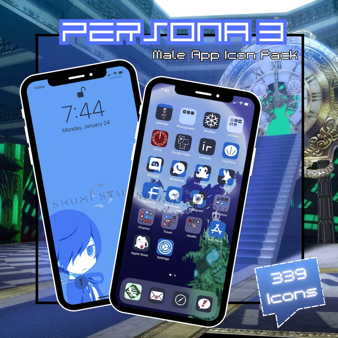 Persona 3 Male Icon Pack – 339 App Icons, Wallpapers – Ios & Android ...