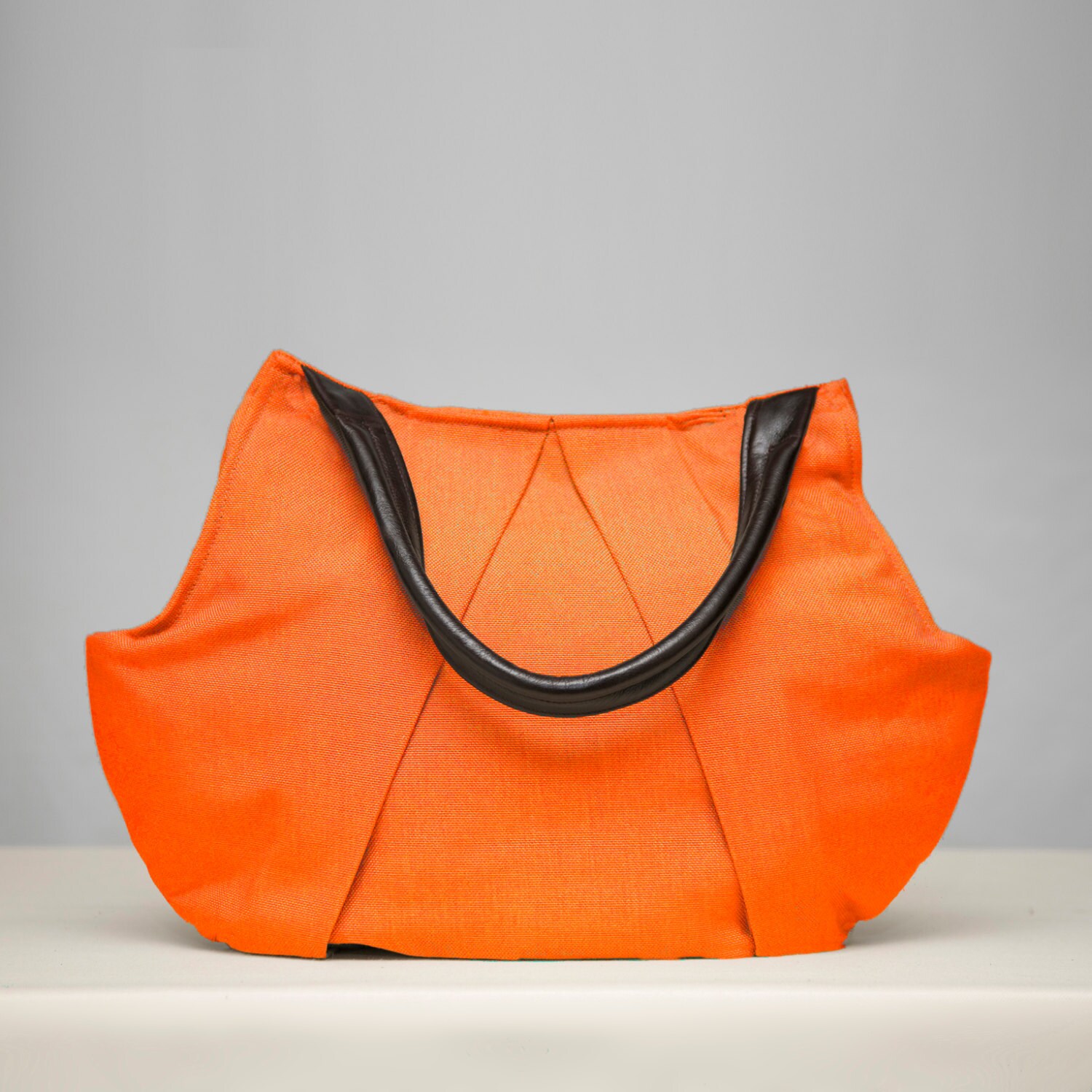 Orange Canvas Waterproof tote bag Ready to Ship | Etsy