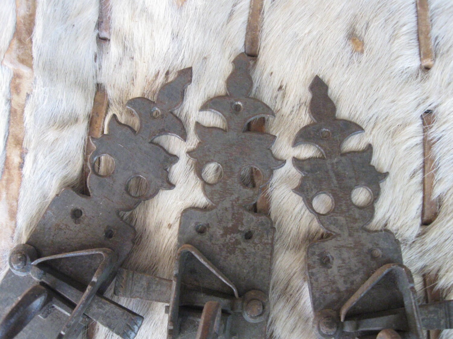 3 Gothic Cut Out Metal Door Latches 2 Right Sided 1 Left Sided | Etsy