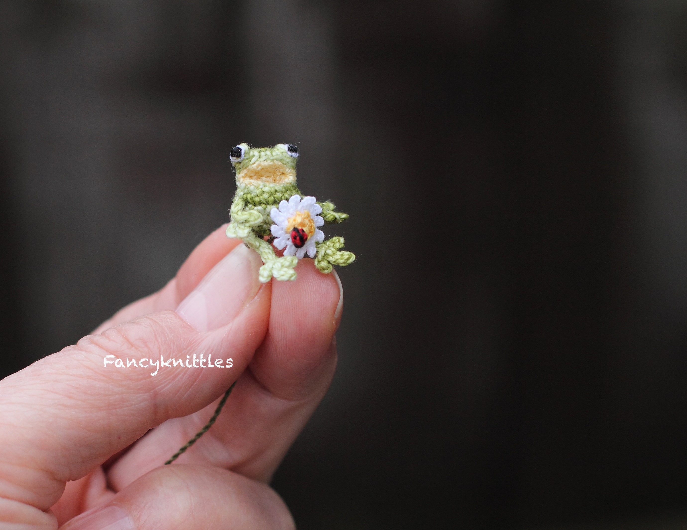 Miniature Crochet Frog Doll | Etsy