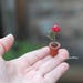 Miniature Crochet Potted Flower Poppy, Dollhouse Fake Plant Decor, Mini ...