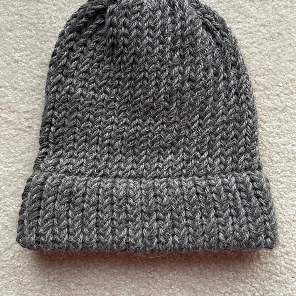 Hand Knit Hat - Etsy