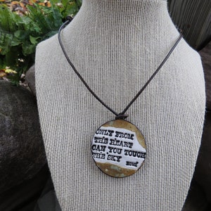 Rumi Quote Pendant Diffuser Essential Oils Necklace Only - Etsy