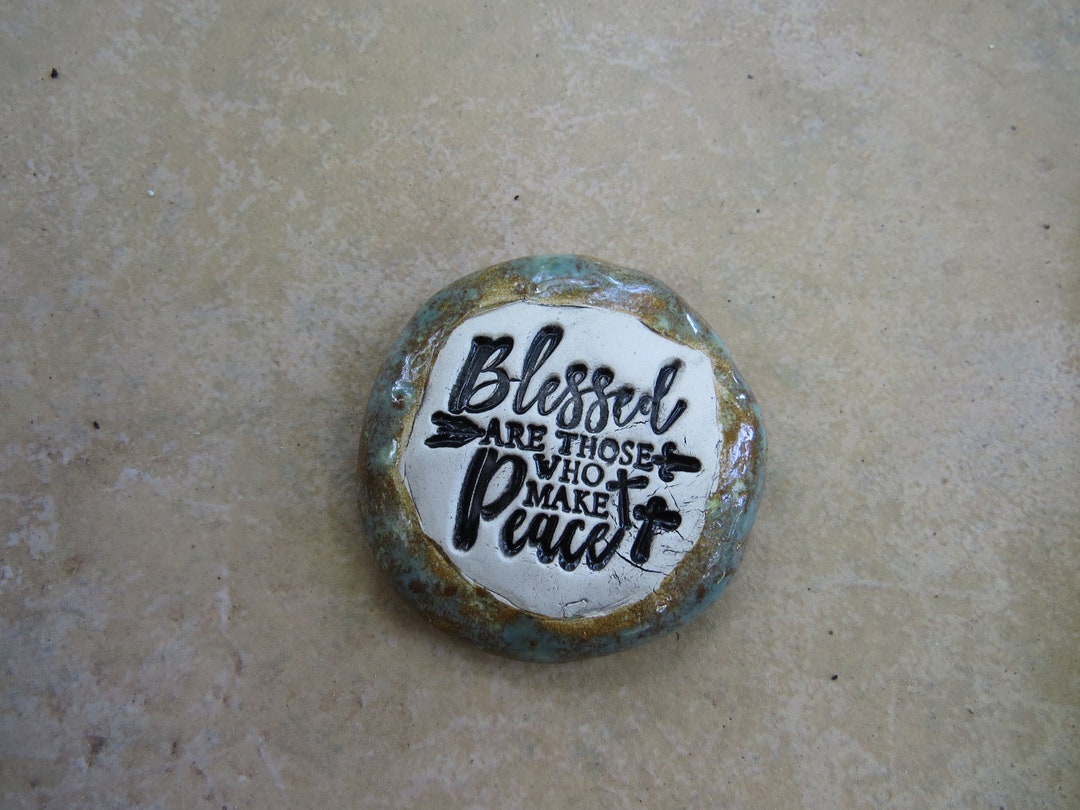 Christian Ceramic Essential Oil Diffuser Stone, Blessed Are Those Who ...