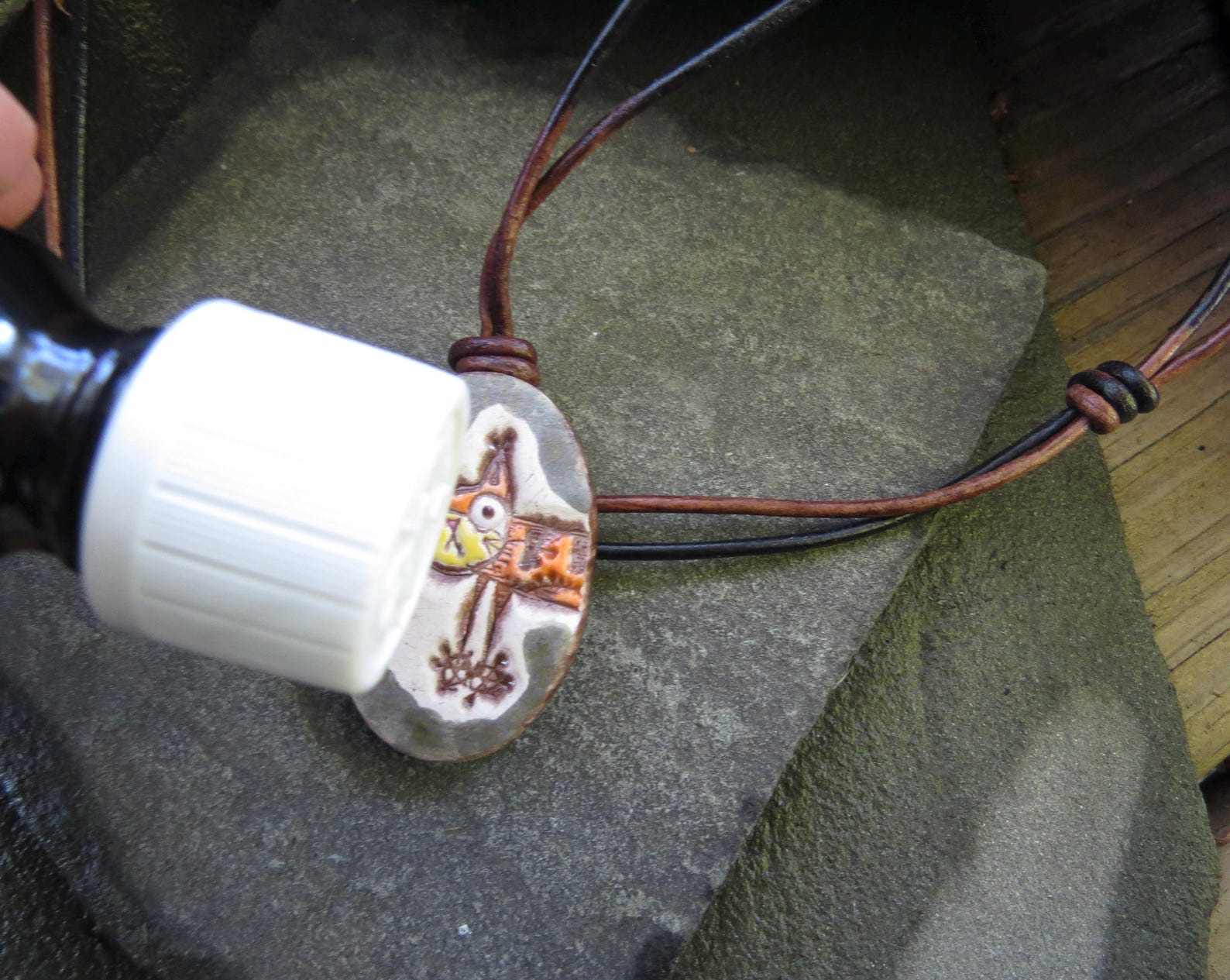 Cat Essential Oil Diffuser Pendant, Whimsical Aromatherapy Jewelry ...