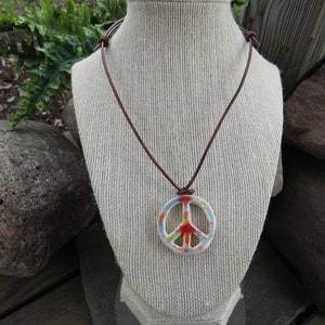 Peace Sign Perfume Necklace Essential Oil Diffuser Pendant - Etsy