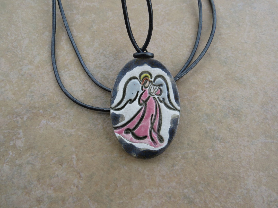 Angel Diffuser Pendant, Essential Oil Necklace, Perfume Jewelry ...