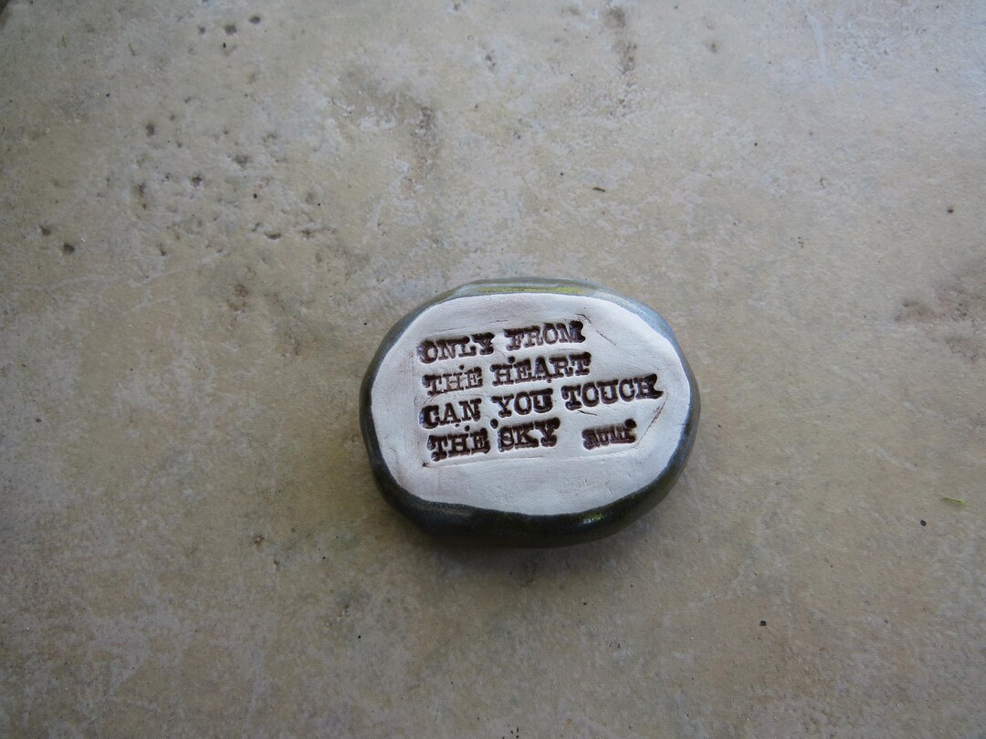 Rumi Quote Essential Oil Diffuser Stone: Aromatherapyhome Decor, Kiln ...