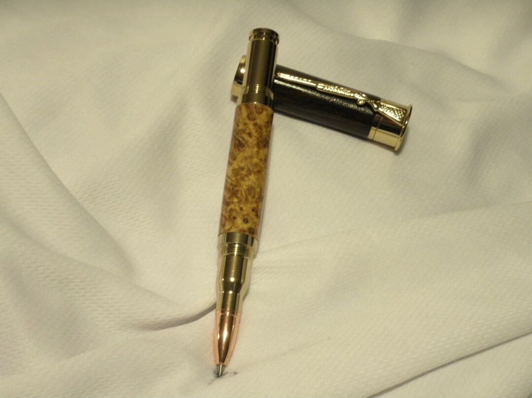 Roller Ball Pen Over and Under Shotgun Pen With 24K Gold, Africa ...