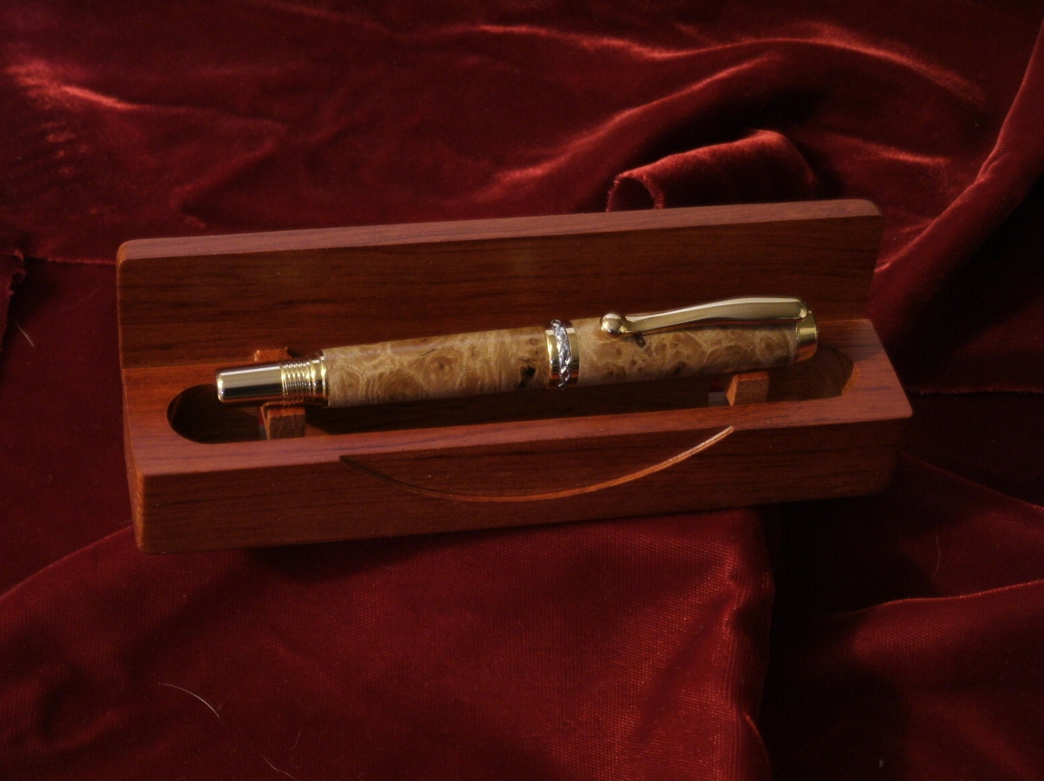 Pen Triton Rollerball Two Tone Pen With Gold and Chrome Accents the ...