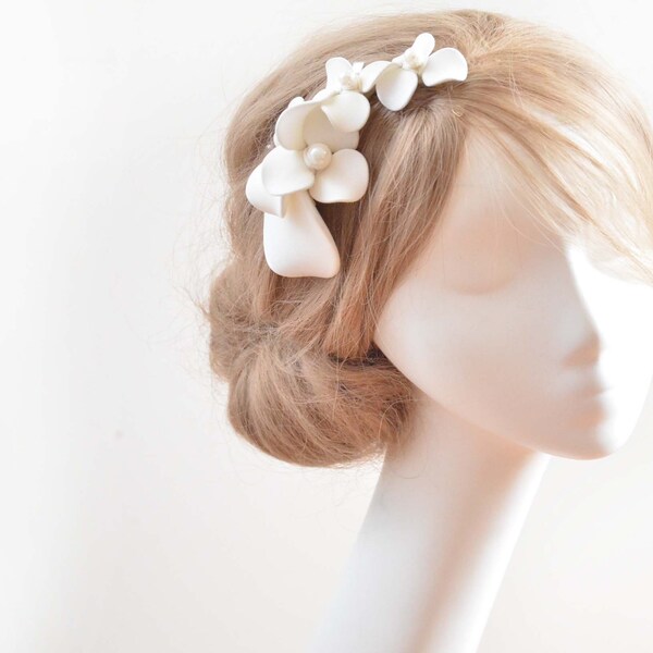 Ivory Fascinator - Etsy