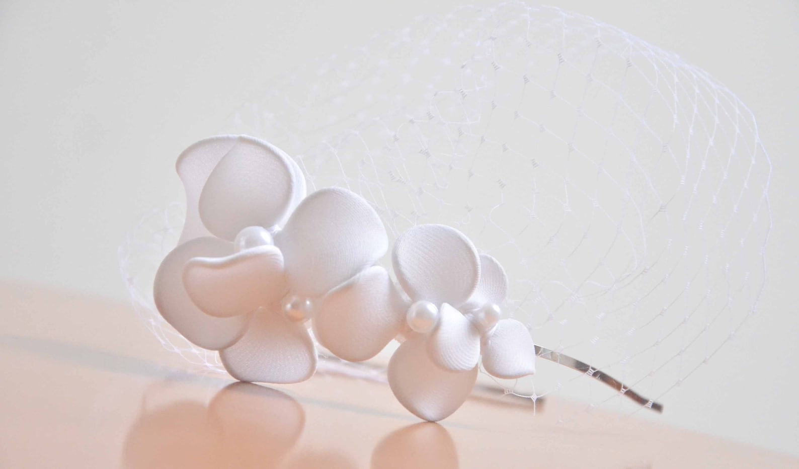 Zierlicher Birdcage Schleier mit Kopfschmuck Braut Haarspange - Etsy