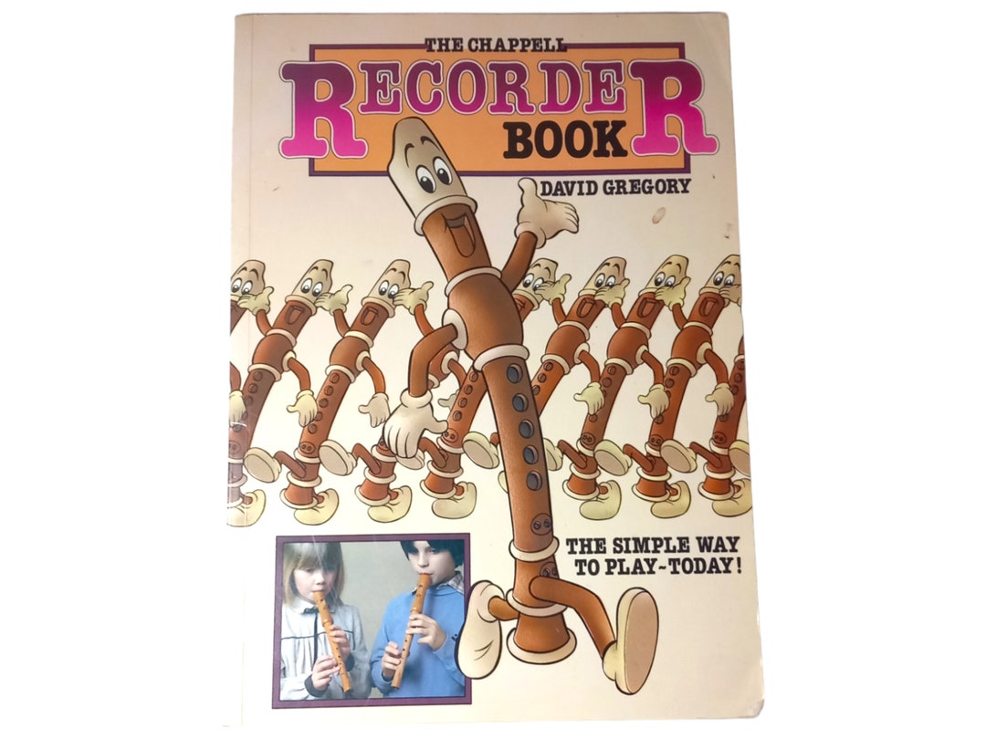 Vintage Chappell Recorder Book by David Gregory - Learn to Play - Etsy