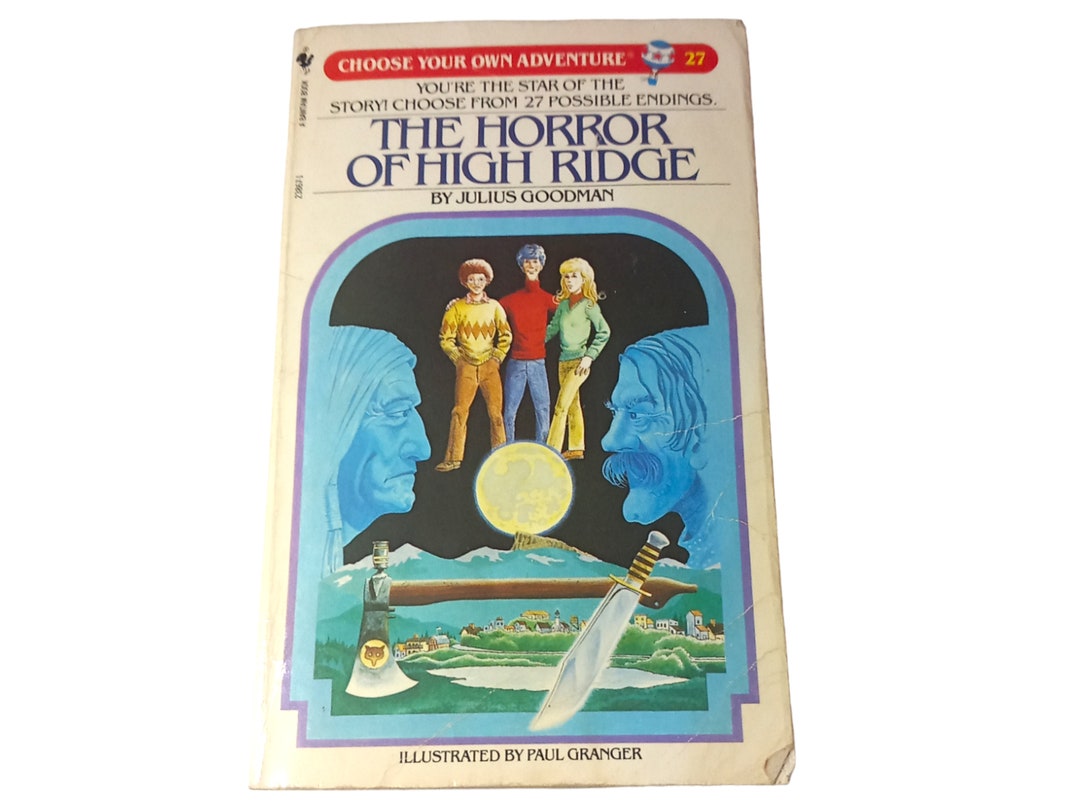 The Horror of High Ridge Choose Your Own Adventure Book Paperback 1984 ...