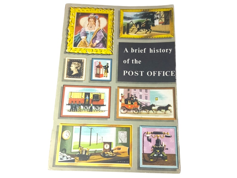 A Brief History of the Post Office 1960s Pamphlet Edgar Longman Design ...