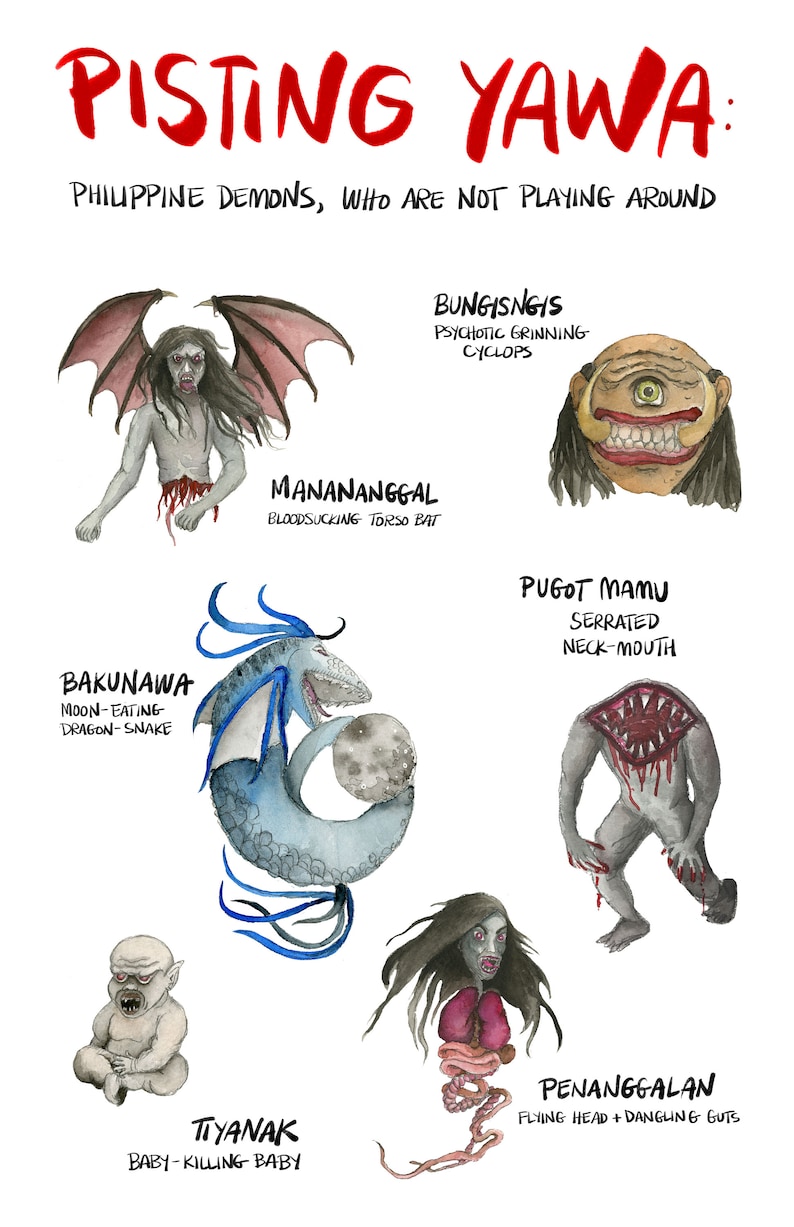 Aswang Philippine Demon Poster - Etsy