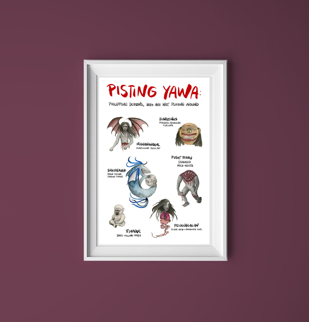 Aswang Philippine Demon Poster - Etsy