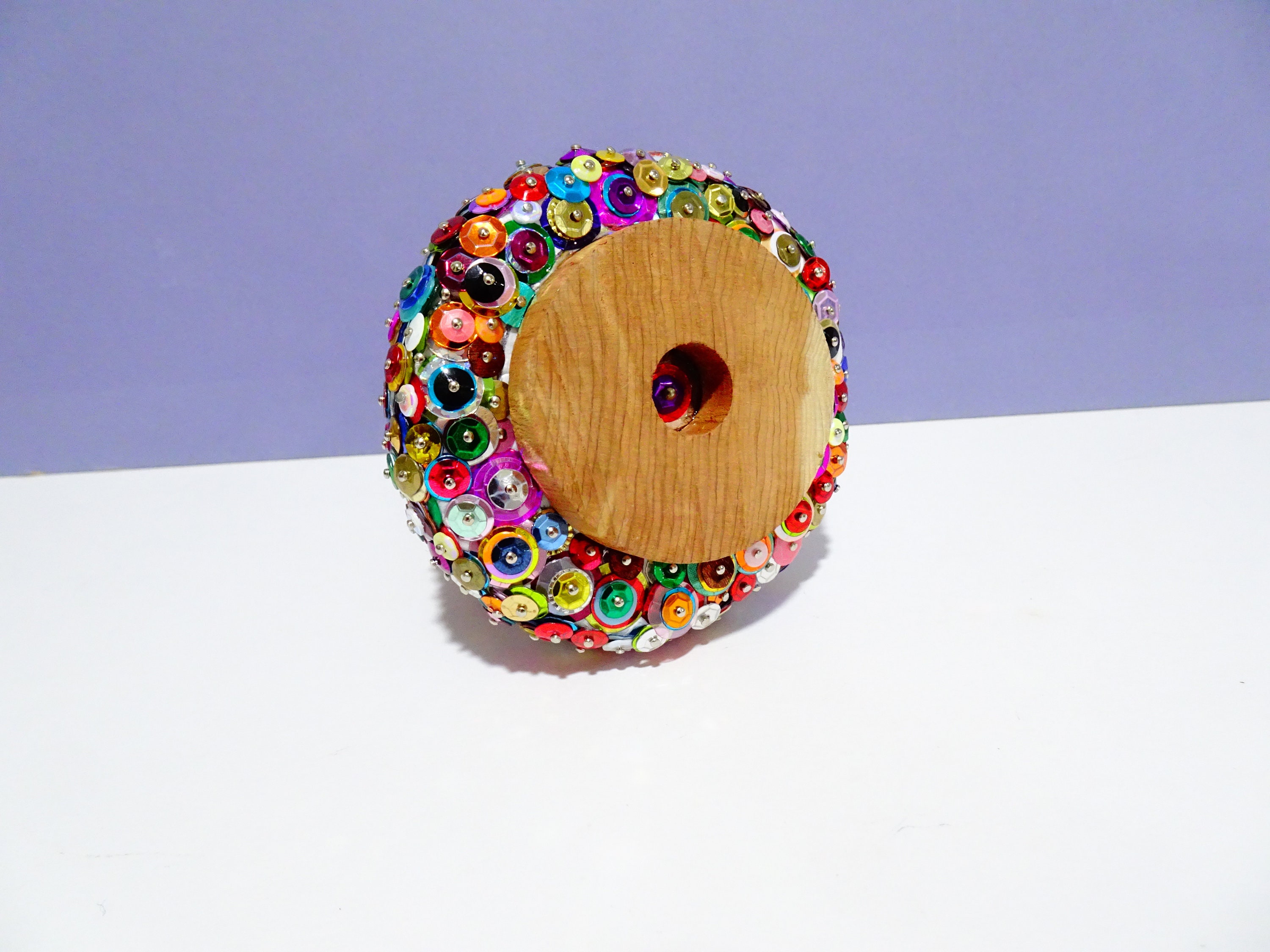 1 Handmade Sequin CHRISTMAS TREE 4-1/2" Holiday Home Decor - Etsy