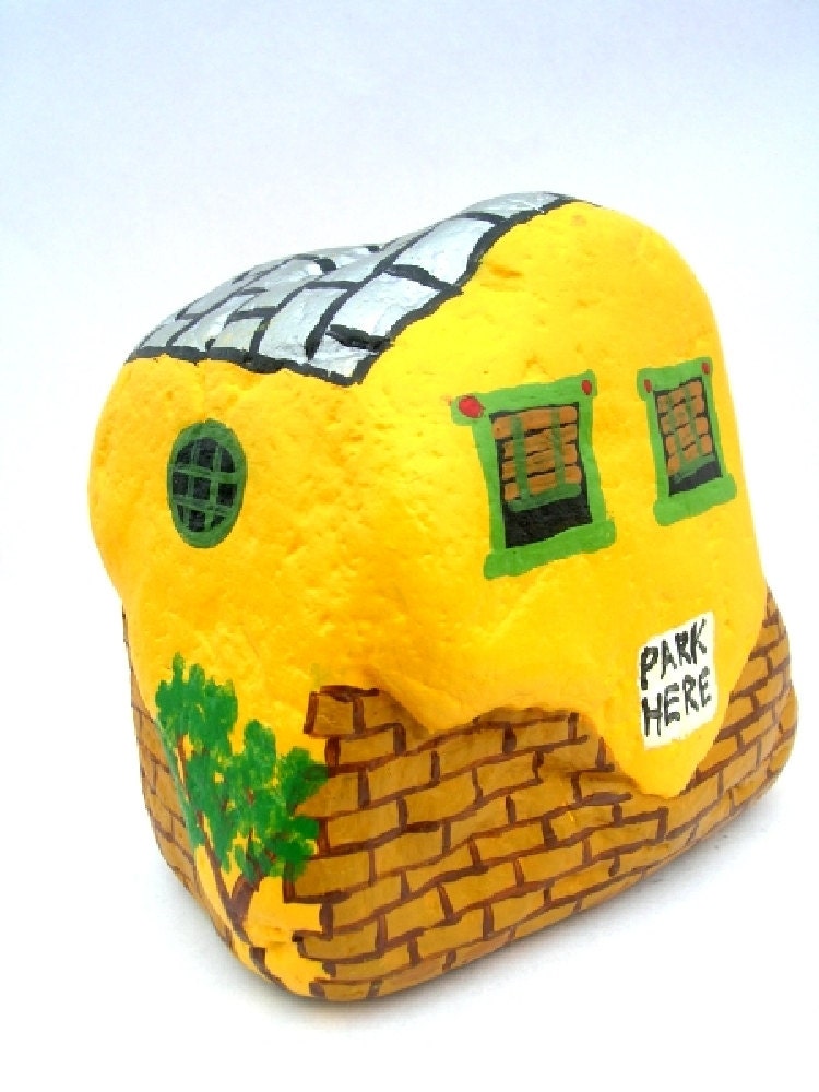 Hand Painted Rock Toy Store Shop Colorful Personalized - Etsy