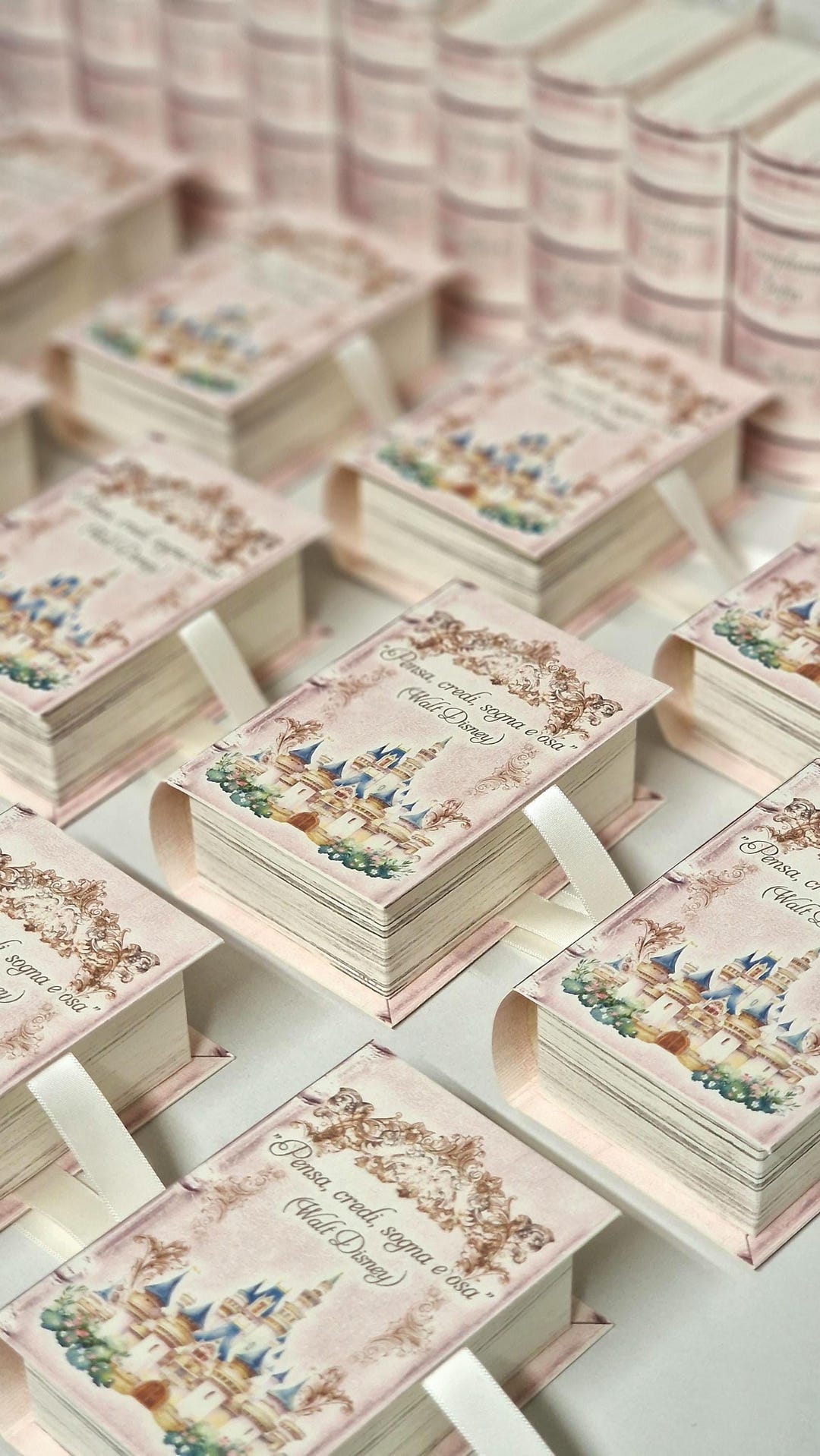 50 Personalized Book Favor Boxes • Stylish Baby Shower, Bachelorette ...