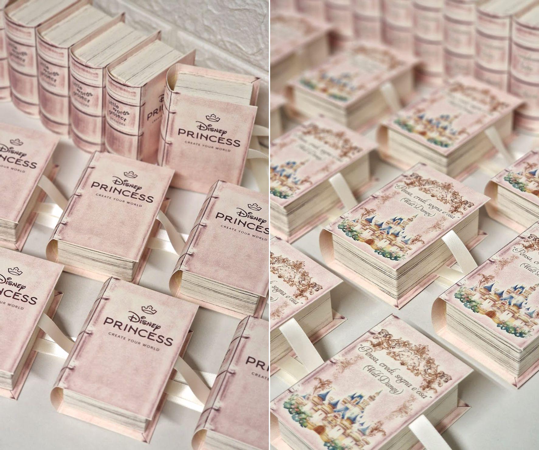 50 Personalized Book Favor Boxes • Stylish Baby Shower, Bachelorette ...