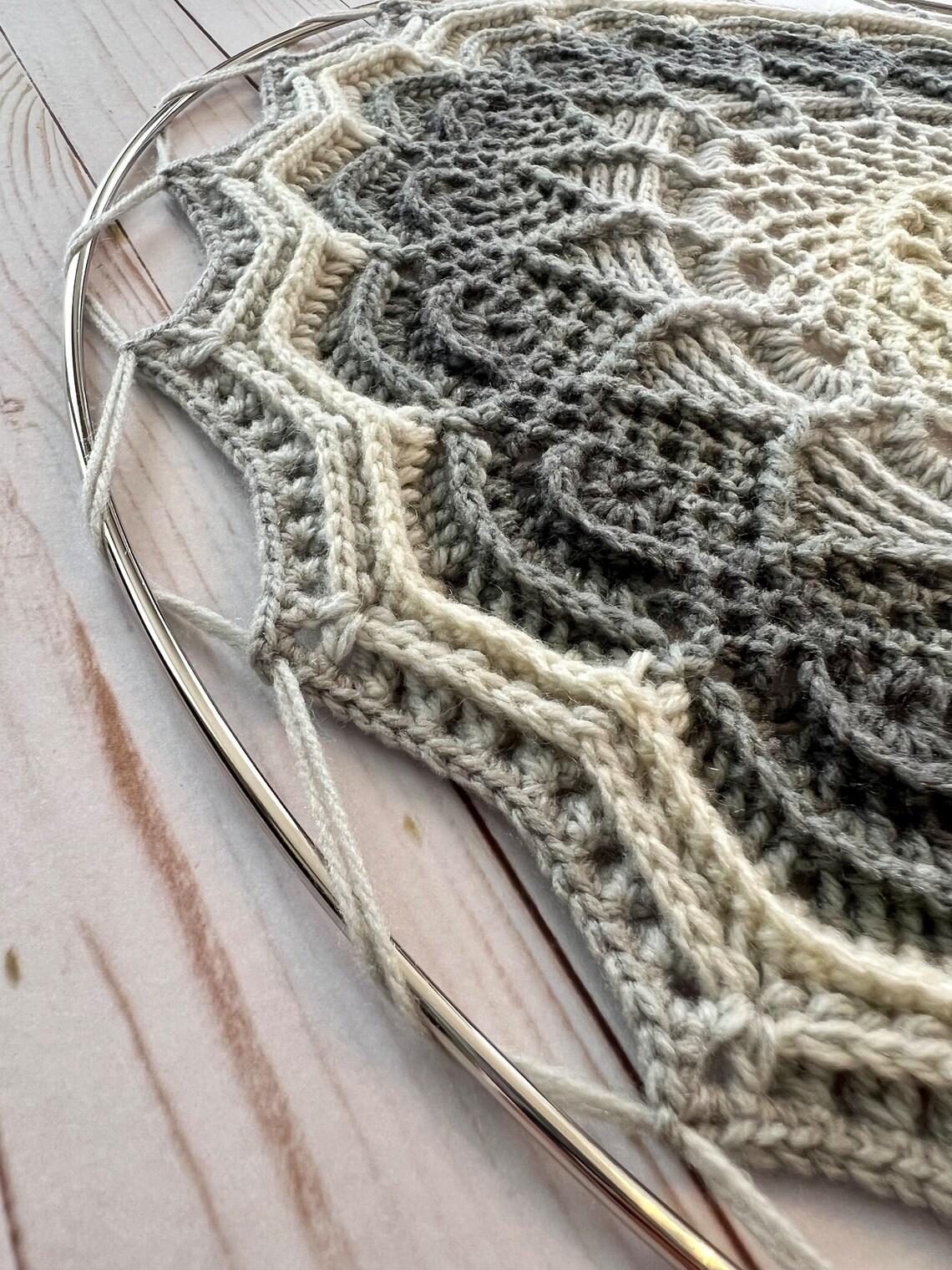 Mandala Gray and Cream Wall Art Mandala Wall Hanging Mandala - Etsy