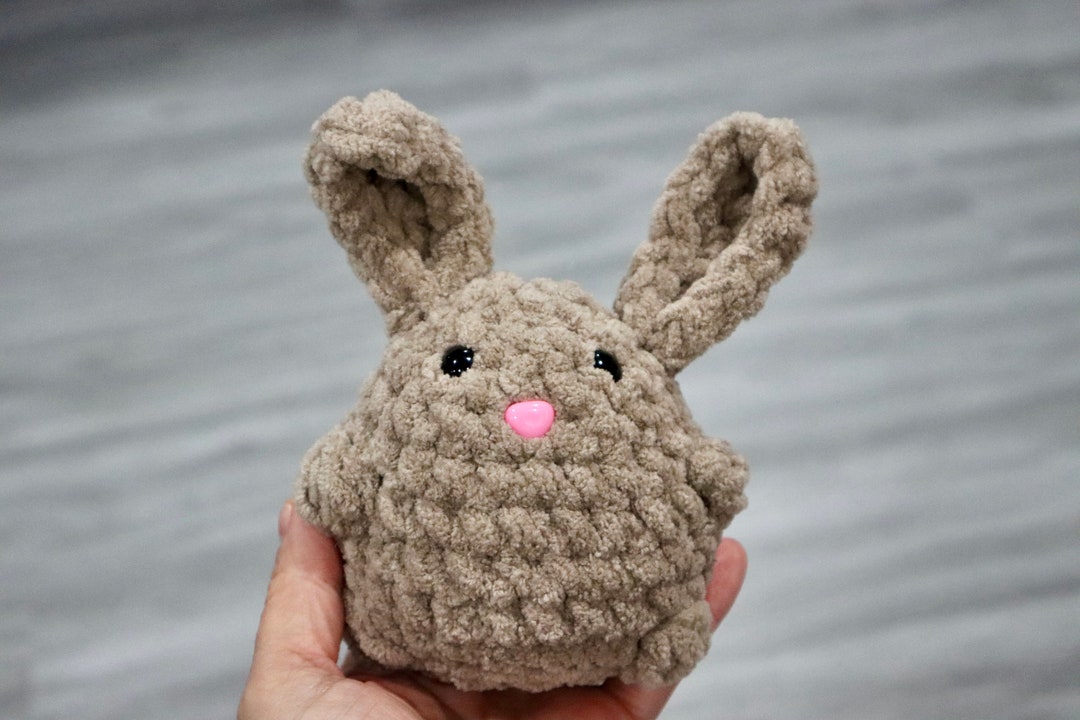 Beattie Bunny Plushie, Bunny Plushie, Rabbit Plushie, Stuffed Bunny ...