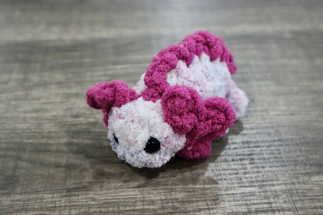 Baby Axolotl, Axolotl Plushie, Baby Axolotl Plushie, Stuffed Axolotl ...