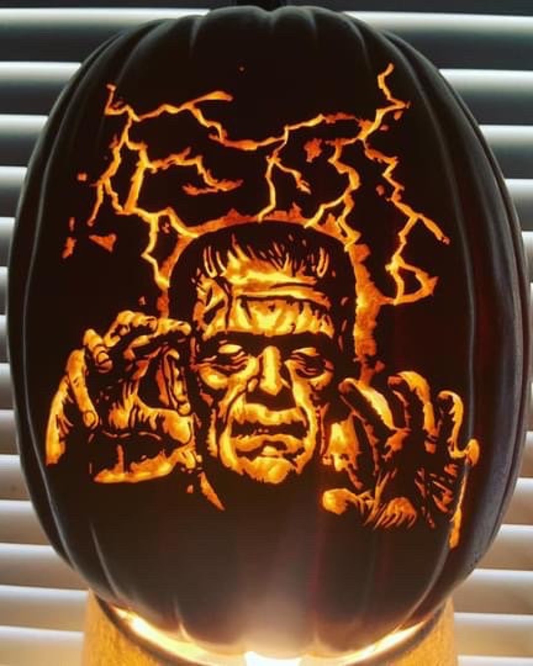 Frankenstein Pumpkin Carving - Etsy