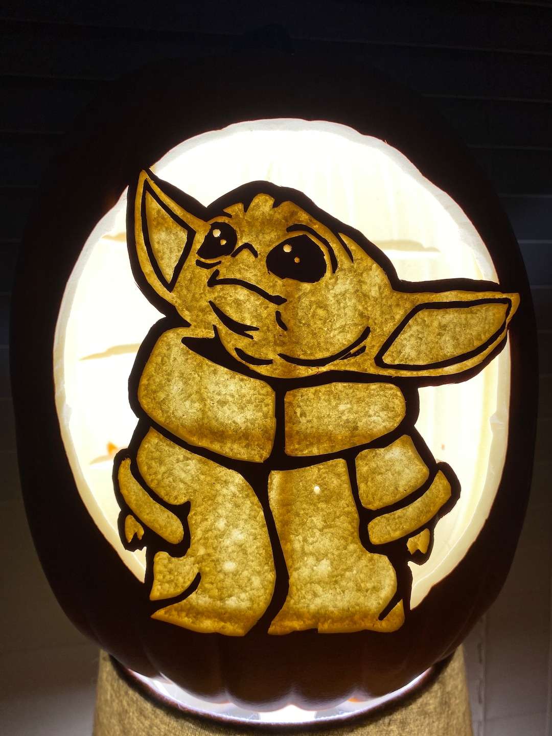 Baby Yoda Pumpkin Carving - Etsy