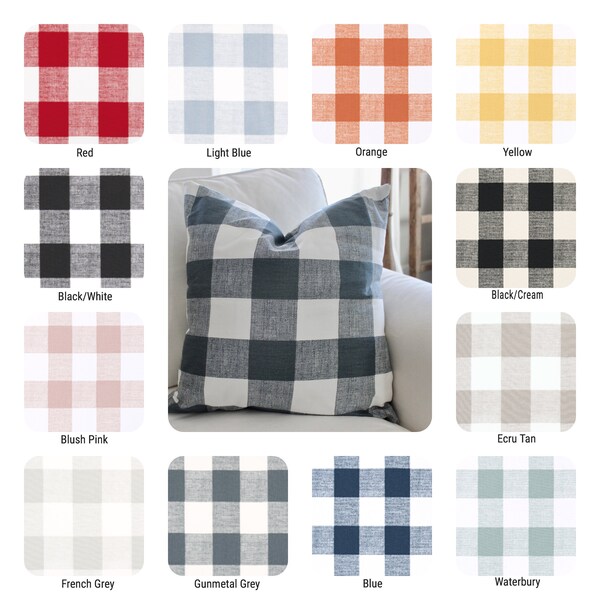Buffalo Check Pillow - Etsy