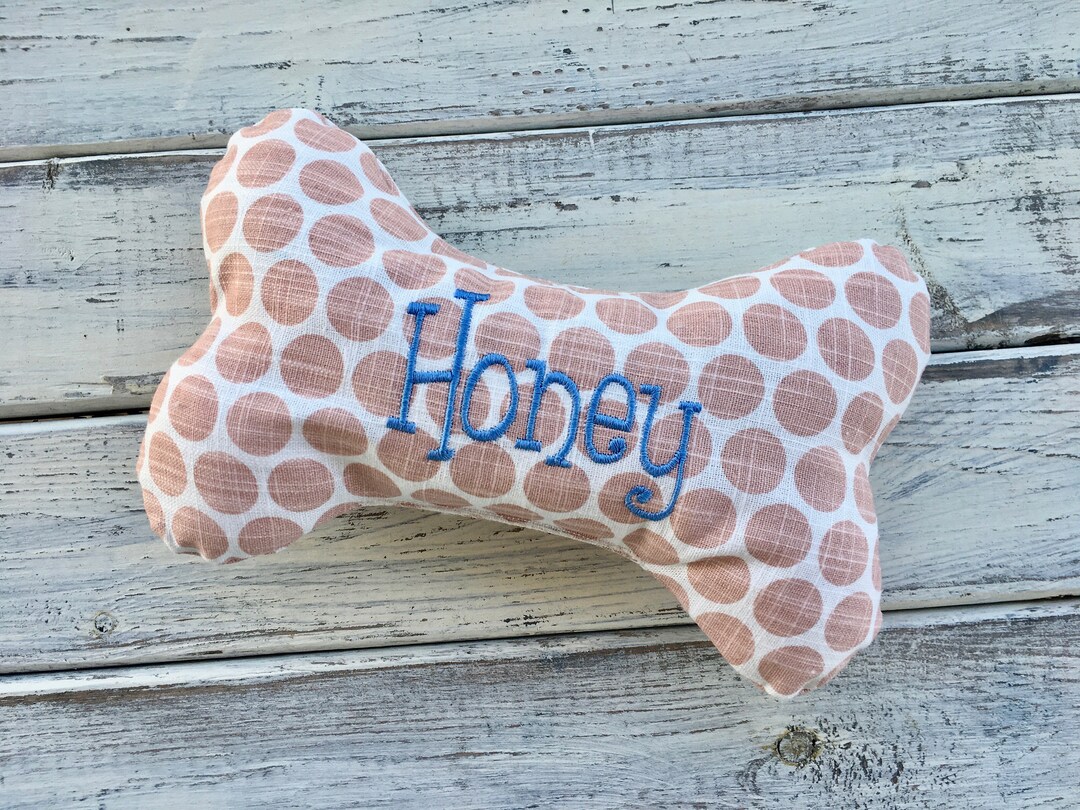 Large Dog Bone Squeaky Toy - Personalized Dog Toy - Durable Dog Toys ...