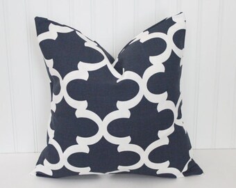 Navy Blue Quatrefoil - Etsy