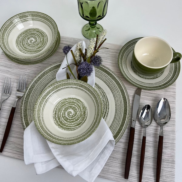 Mid Century Modern Dinnerware - Etsy