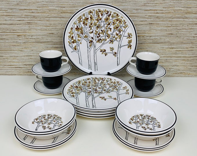 Vintage Mikasa - “everfresh" - Hilltop Dinnerware Set- 5 Piece for 4 ...