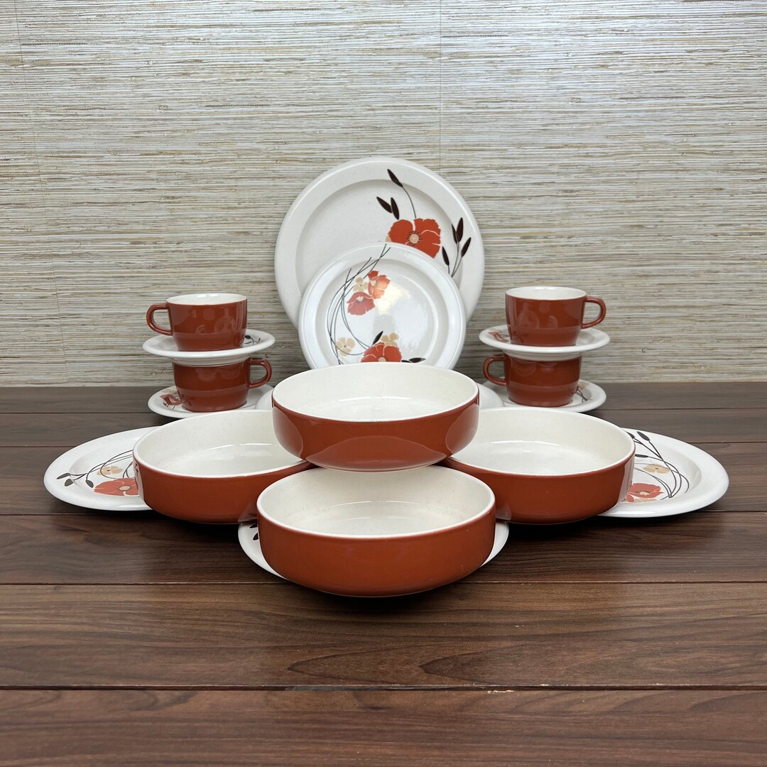 Vintage Mikasa Color Complements "charisma" Dinnerware for 4 Diners ...