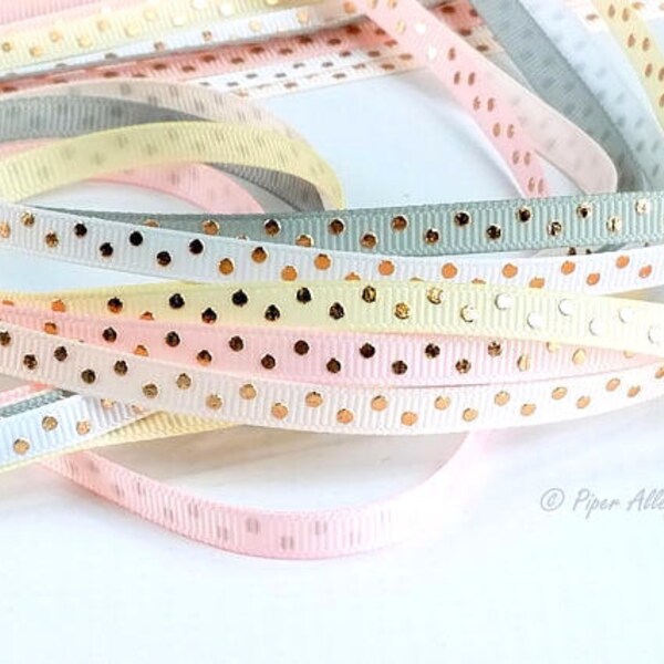 Rose Gold Ribbon - Etsy