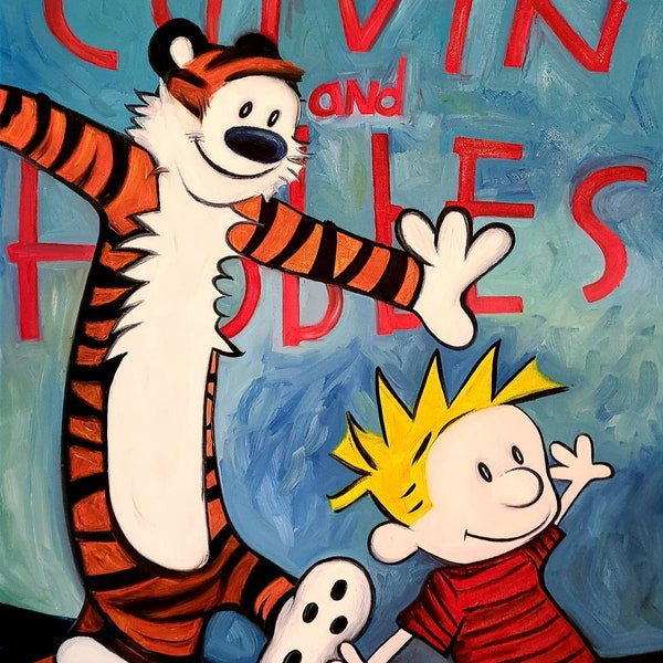 Calvin and Hobbes Art - Etsy