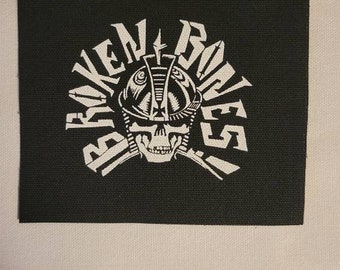 Vintage Broken Bone Club Bikers Vest Embroidered Patch - Etsy