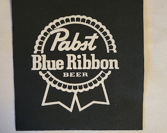 Pabst Blue Ribbon Beer Embroidered DIY Patch - Etsy
