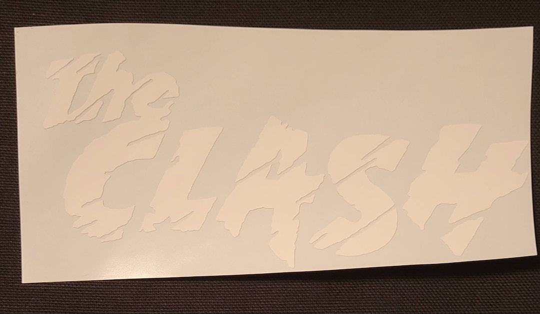 The Clash Vinyl Decal - Etsy